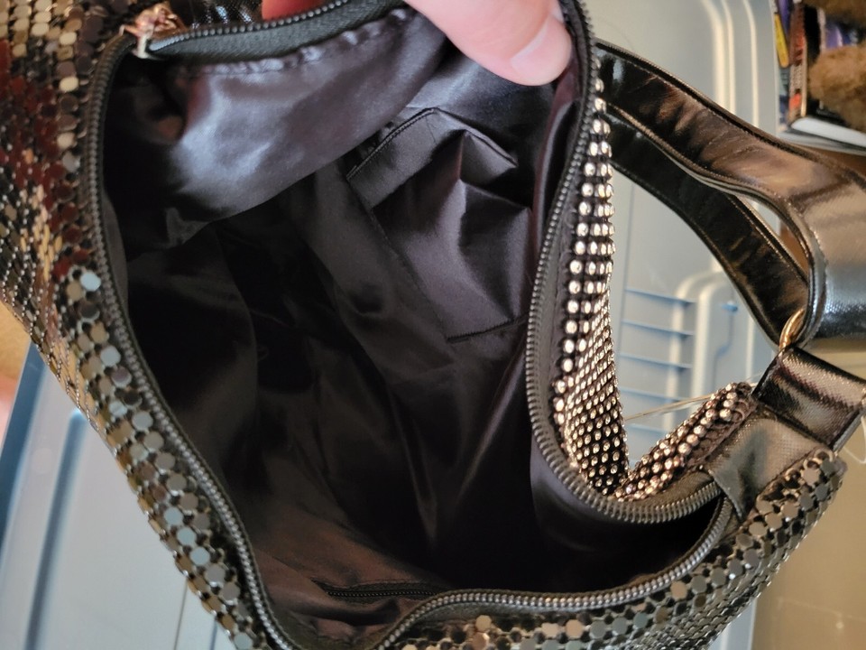Handbag Express Women's Black Rhinestone Purse new with tags sparkle ...