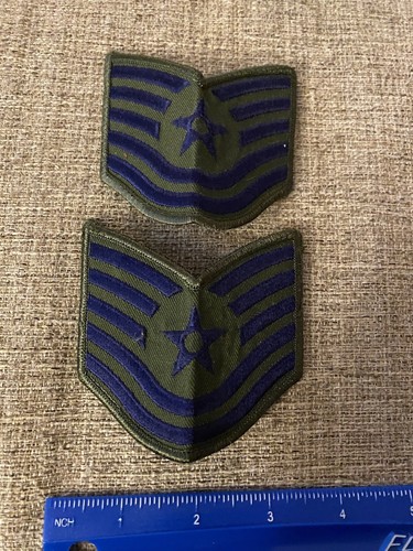 Pair Of US Air Force Technical Sergeant Enlisted Rank Patch USAF ...