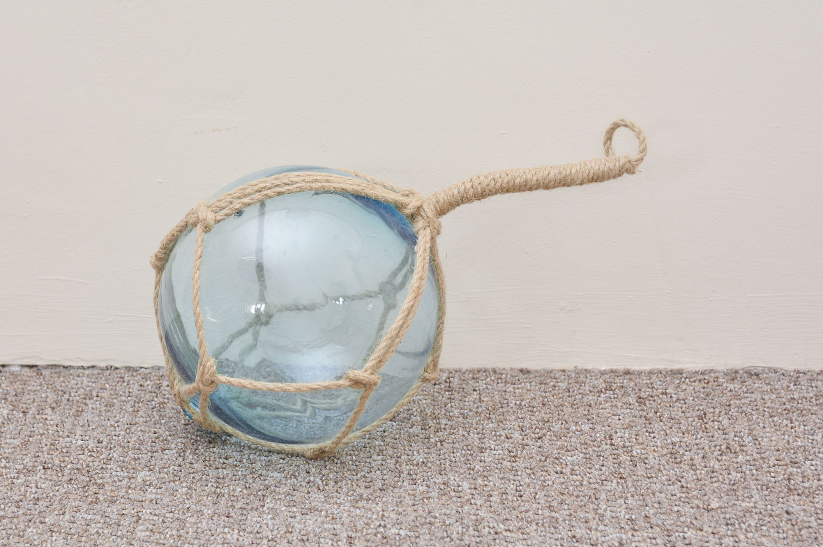 glass bouy 20cm (8") float nautical seaside fishing bouys, beach, boat ...