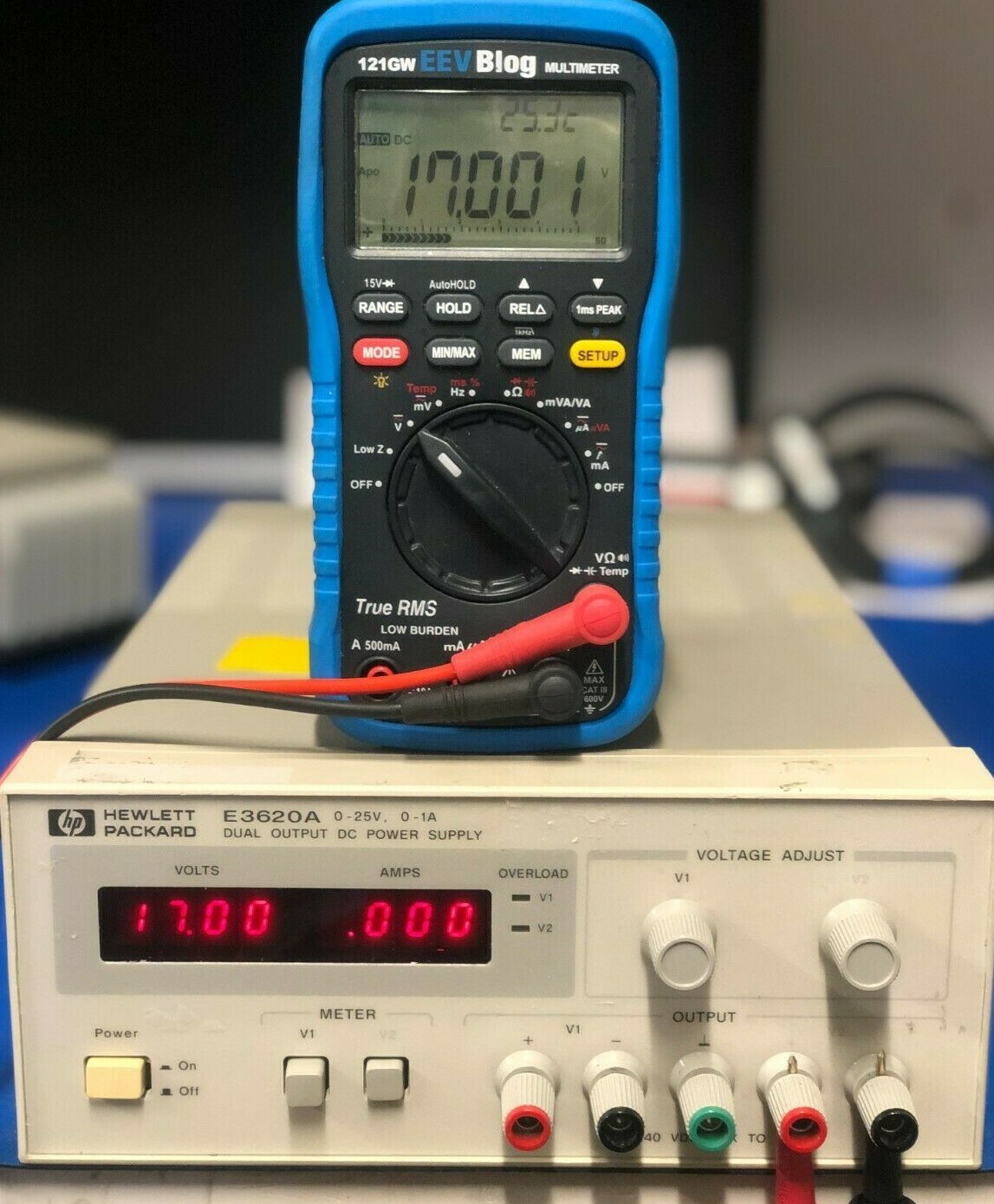 Agilent E3620A Dual Output DC Power Supply **ADJUSTED** | eBay