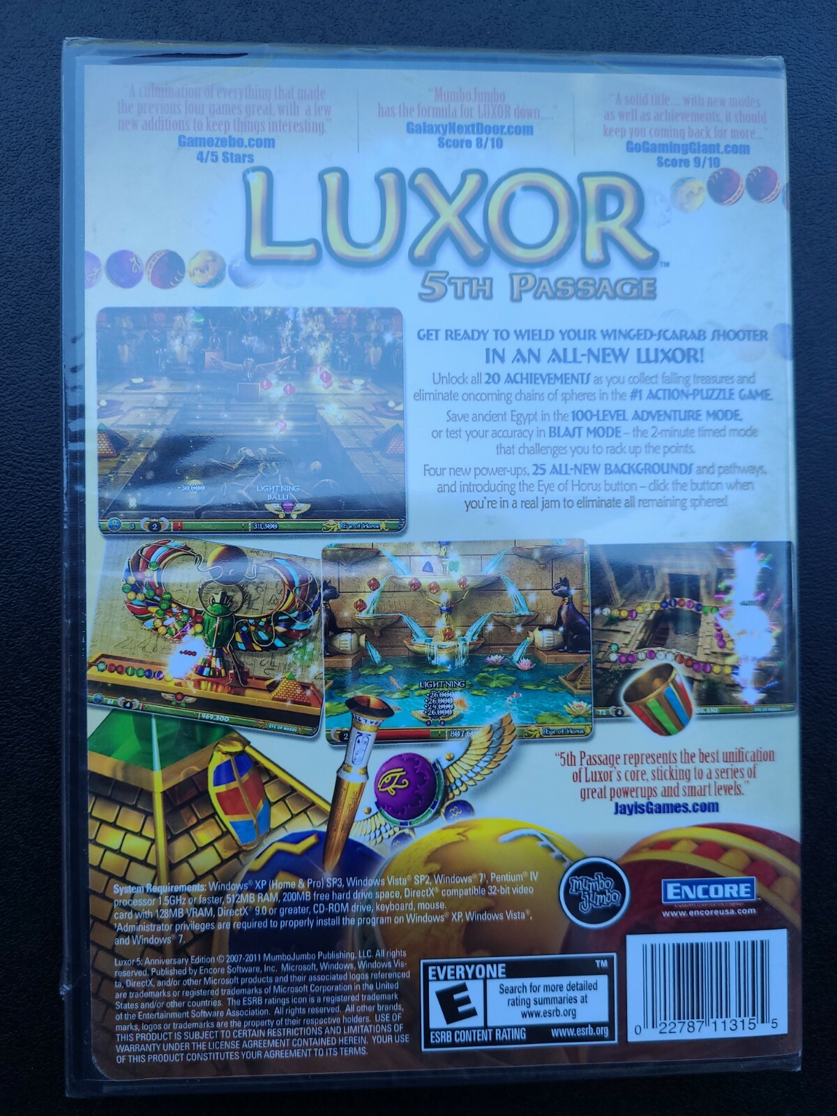 Luxor: 5th Passage Jewel Case (PC, 2011) for sale online | eBay