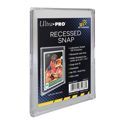 Ultra PRO Recessed UV Safe Mini Snaps Standard Size Sports Card Case ...