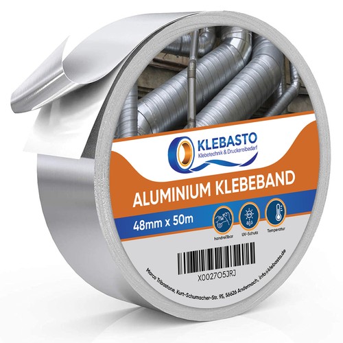 Aluminium-Klebeband selbstklebend | Hitzebeständiges Aluband zum ...