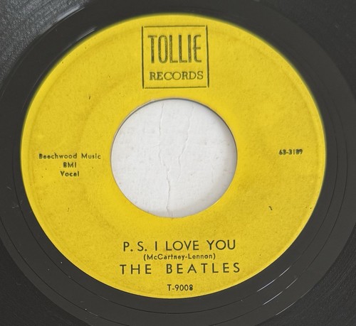 Beatles Love Me Do/P.S.I Love You Tollie Records T-9008 45rpm W/PS ...
