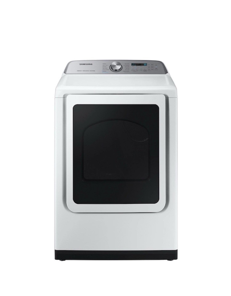 NEW Samsung DVE50M7450W 7.4 cu. ft. Electric Dryer - White | eBay