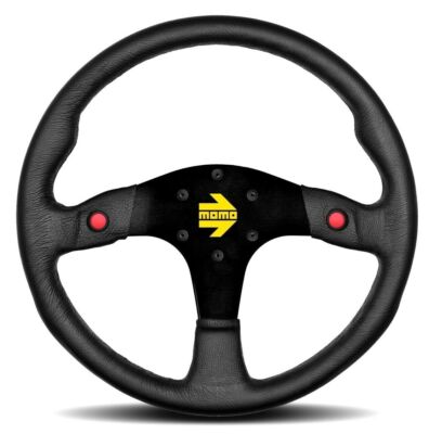 Genuine Momo Model Mod.80 leather steering wheel 350mm. Track race ...