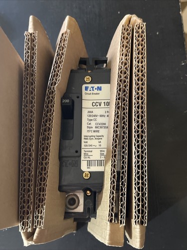NEW Eaton CCV2200 200 Amp Main Circuit Breaker Bolt-On 120/240V -RES ...