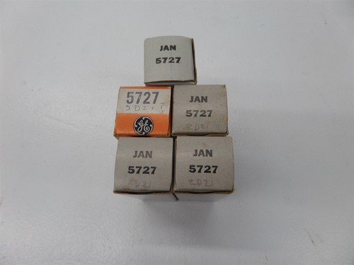 Lot Of 5 General Electric 5727 Electron Tubes | eBay