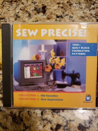 SEW PRECISE! COLLECTION 1 & 2 QUILT BLOCK FOUNDATION PATTERNS CD-ROM | eBay