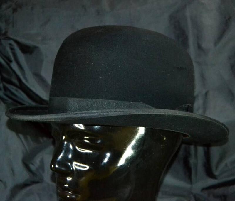 Antique Bowler Hat Original German Hat Collectibles S… - Gem