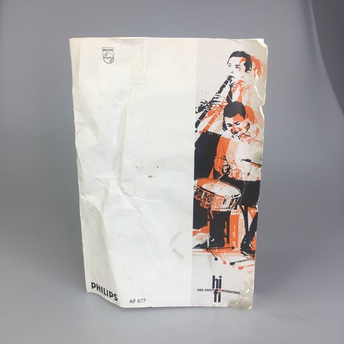 Philips AF 677 User Manual Foldout Guide Hi Fi International Holland | eBay