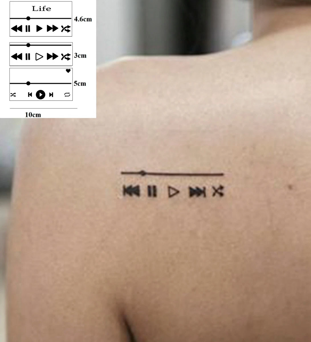 Music Is Life Tattoo Designs