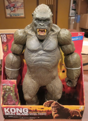 Lanard Monsterverse 18" Poseable Kong Mega-Figure w/Soldier 31008 China ...