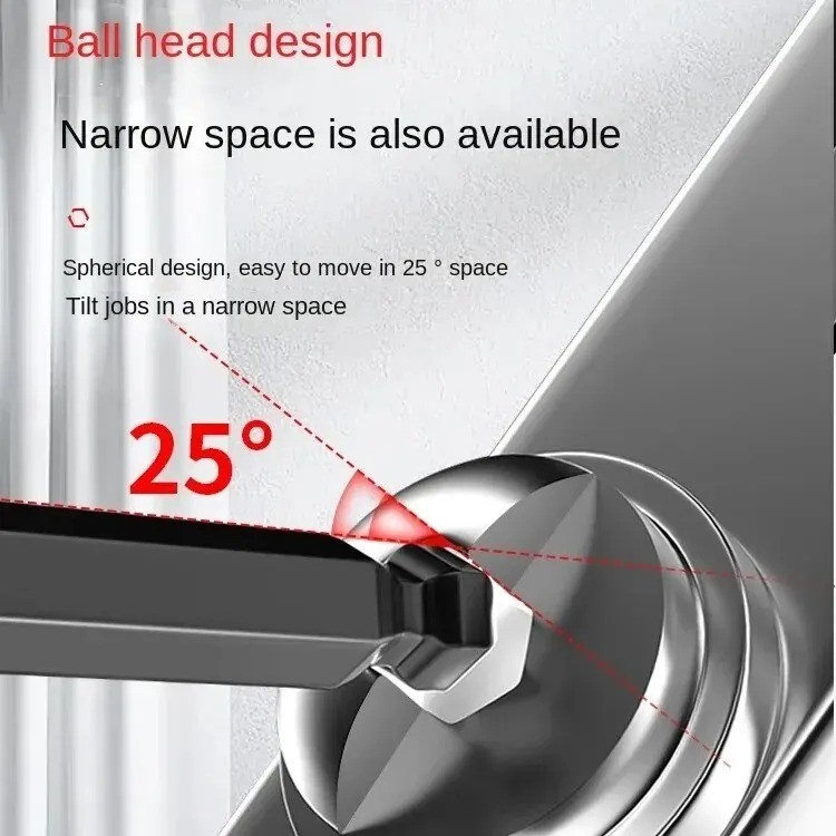 ALLEN BALL POINT END LONG ARM HEX KEY WRENCH SET SAE & METRIC | eBay