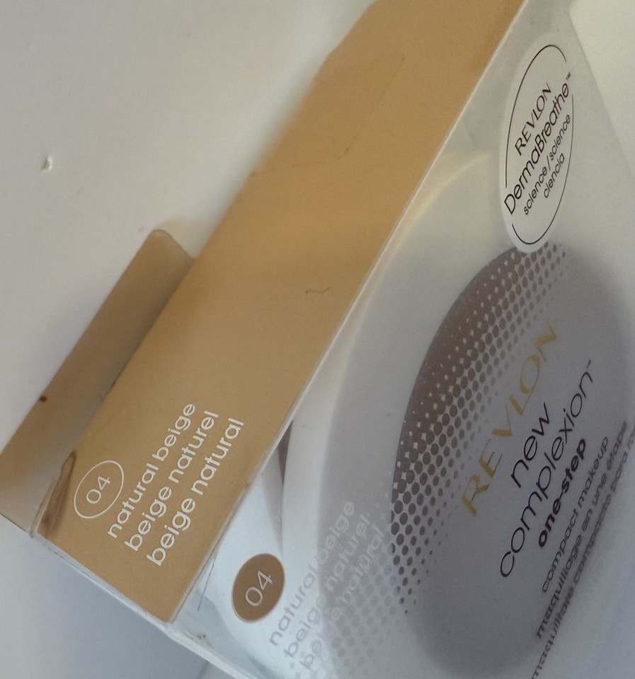 Revlon New Complexion One-Step Compact Makeup #04 Natural Beige Open | eBay