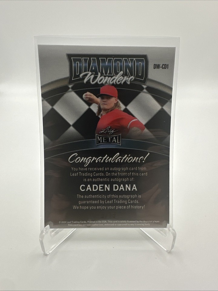 2024 LEAF METAL DIAMOND WONDER AUTOGRAPH CADEN DANA AUTO #5/15 DWCD1 | eBay