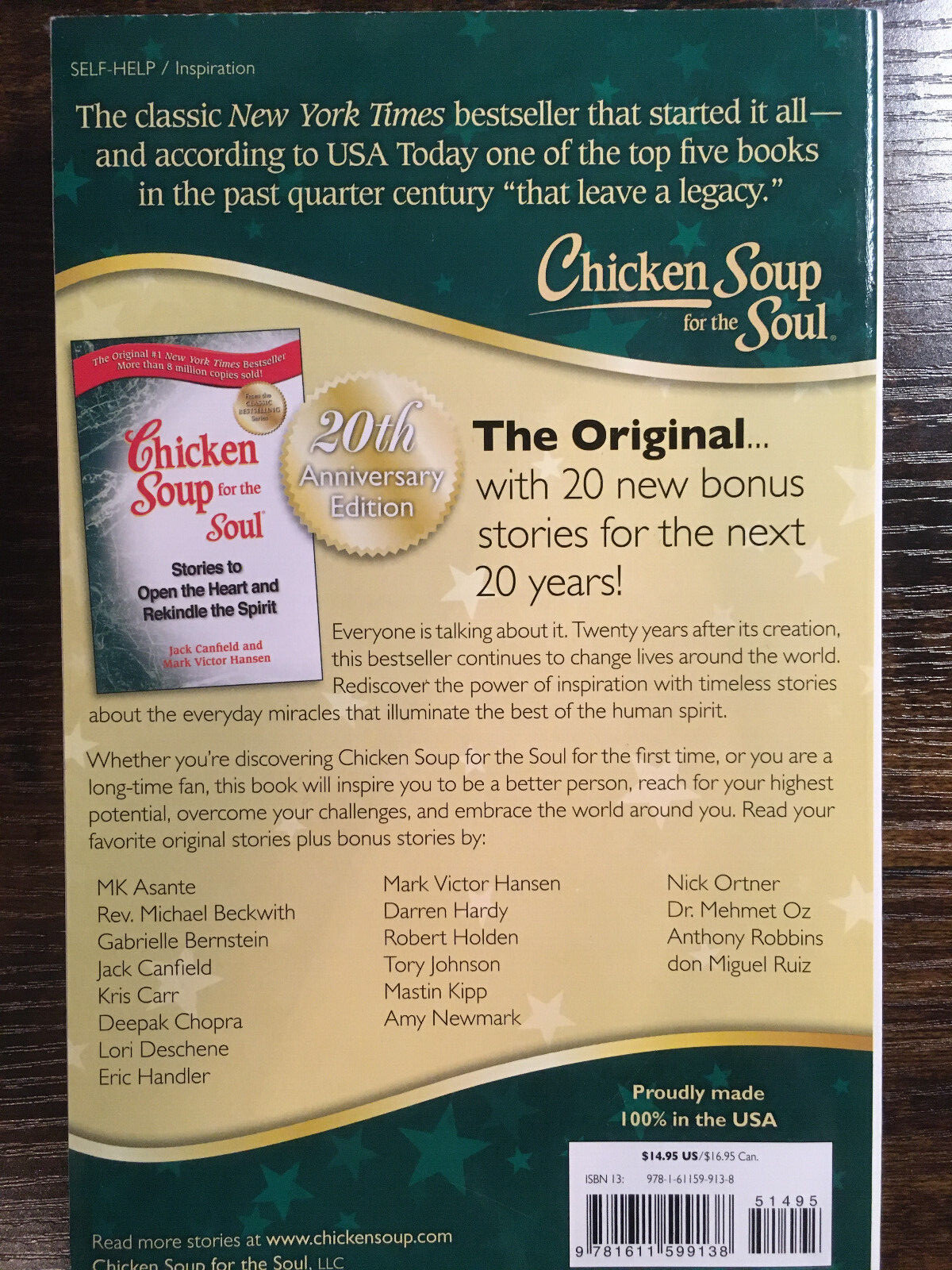 Chicken Soup for the Soul 20th Anniversary Edition : All Your Favorite ...