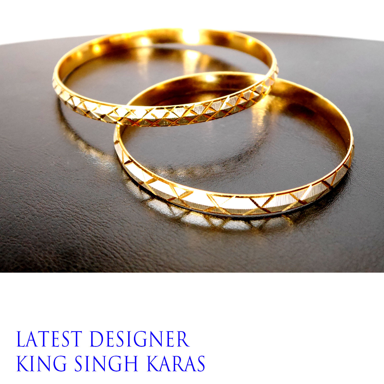 SIKH KARA KHALSA SINGH bangle BRACELET GOLD-PLATED -traditional -bangle ...