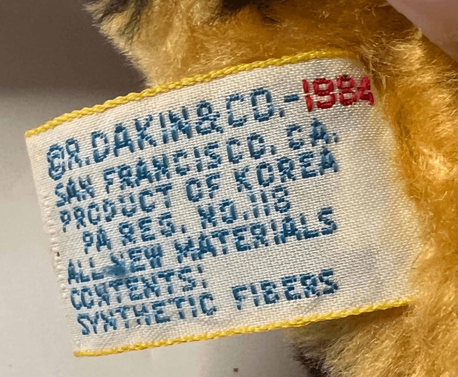 Vintage Dakin Orange Tiger Plush Stuffed Animal Toy 1984 A37 | eBay