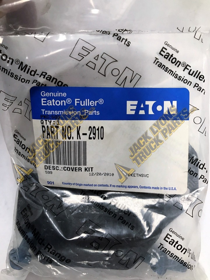 K2910 New Genuine Eaton Fuller Bypass Cover Metric Screw Kit - New OEM ...
