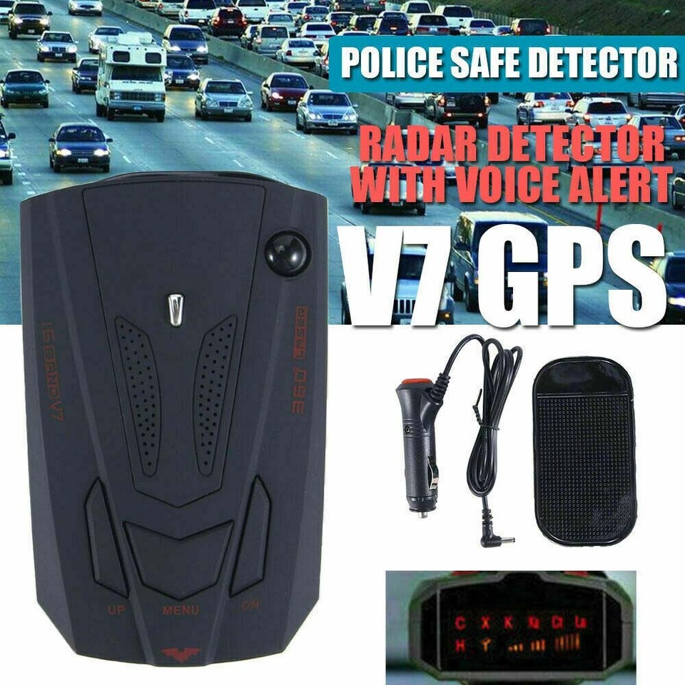 Car 16 Band 360° Anti-Police GPS Camera Laser Radar Detector Voice ...