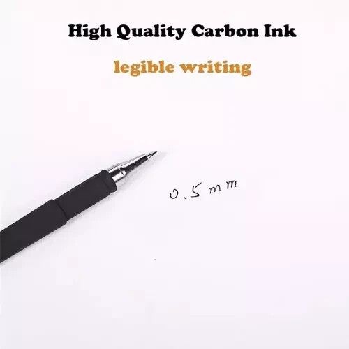 10pcs/20pcs Black Matte Gel Ink Pens Set,0.5mm Extra Fine Tip Smooth ...