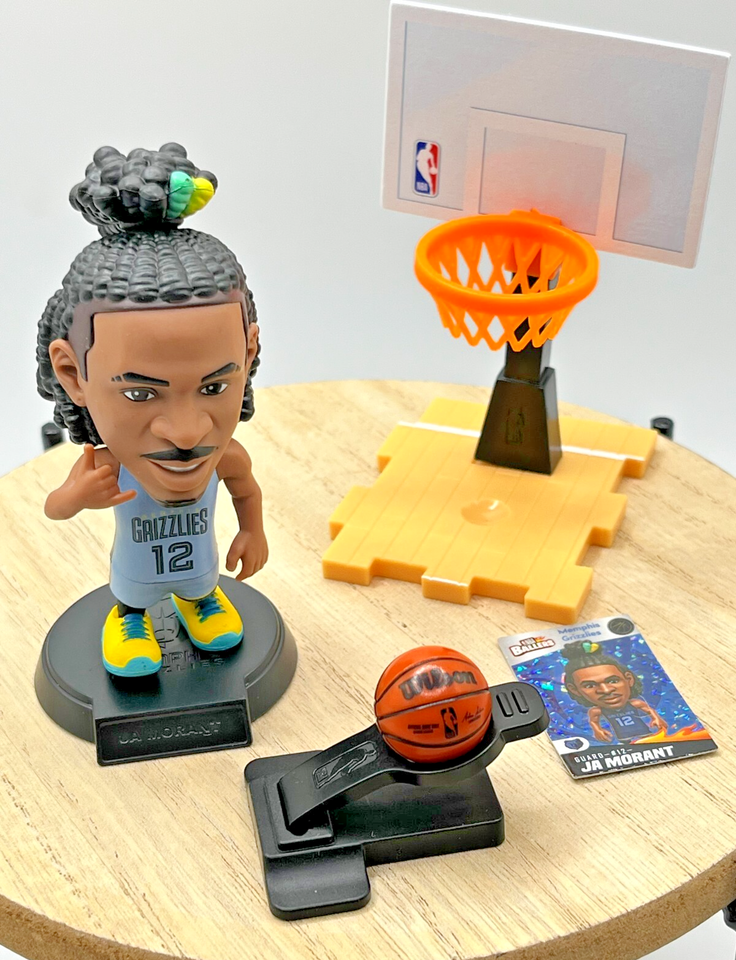 NBA Ballers Doncic LeBron Morant Miniature Basketball 🏀 Used - READ | eBay