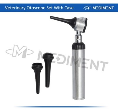 Premium Veterinary Otoscope Set Animal Diagnostic Instruments With ...