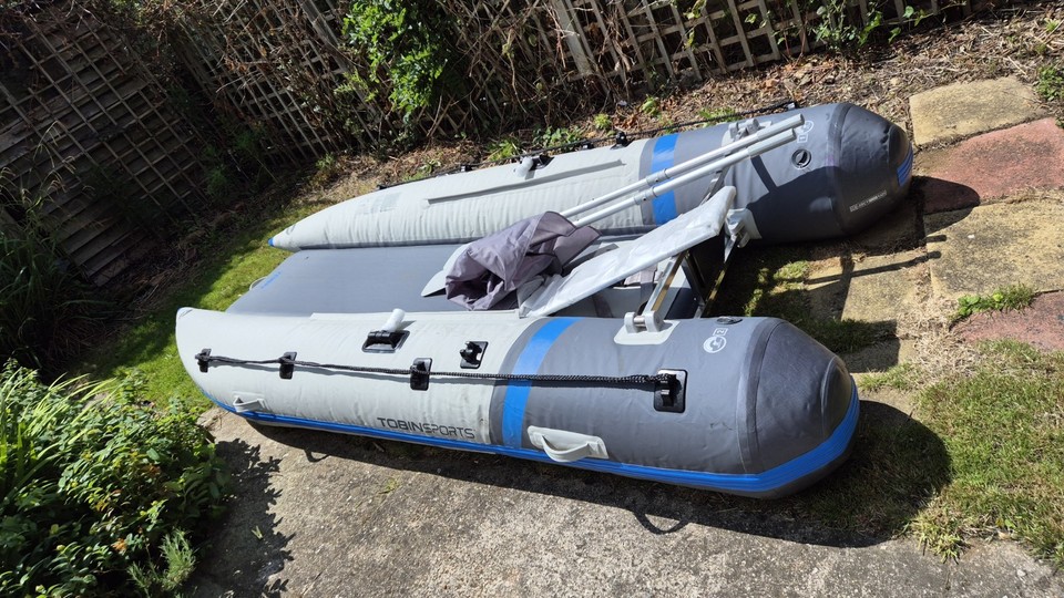 Tobin Sports Grand Haven Elite Inflatable Sport Boat Set In Blue | eBay UK