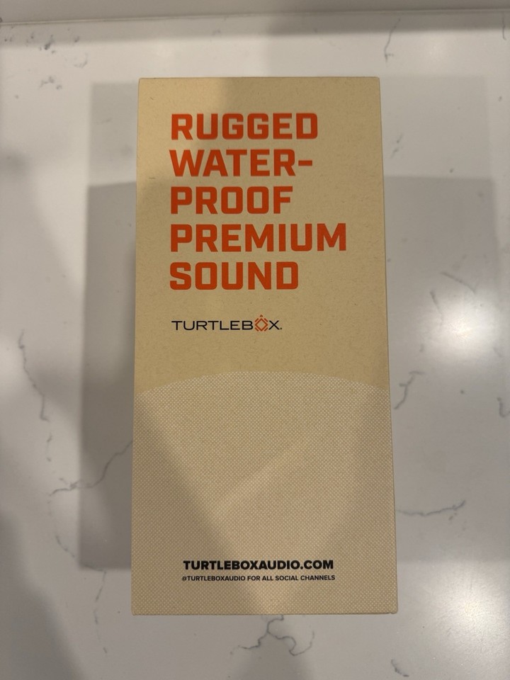 Turtlebox Ranger Waterproof Speaker Gray - Brand New In Box | eBay