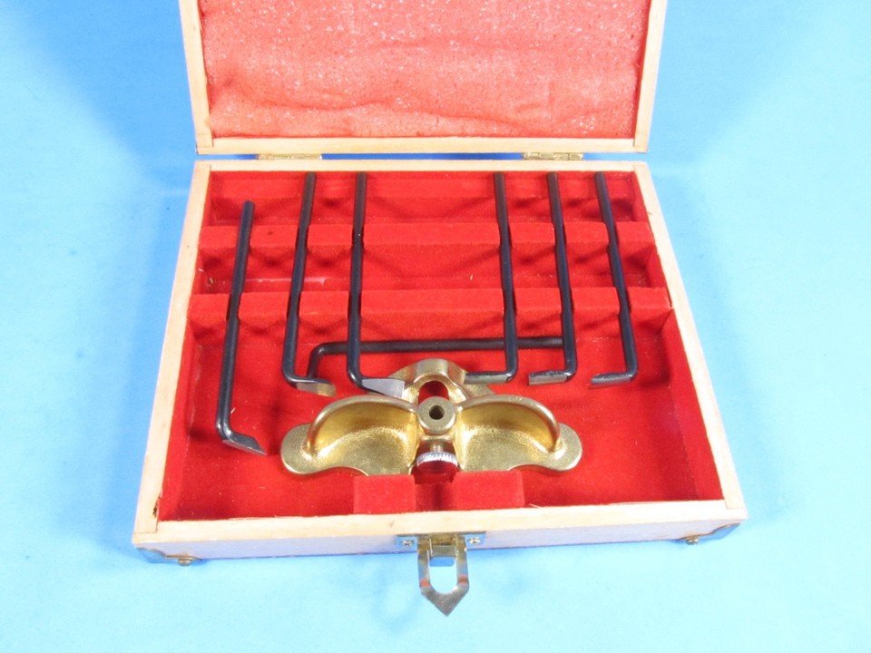 AMT American Machine & Tool wood router plane w/ 7 irons 3 straight 3 ...