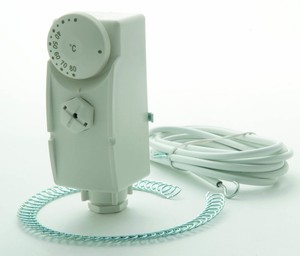 TEAMS CLAMP ON HOT WATER CYLINDER DIAL THERMOSTAT PIPE STAT INC ...