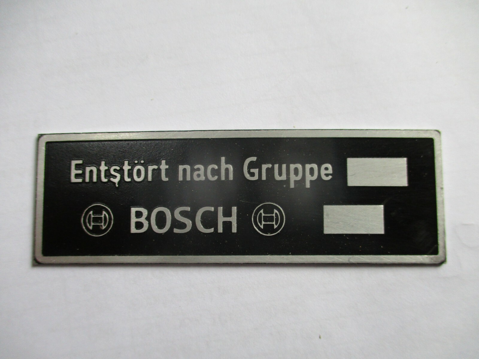 Type Plate Sign Bosch Filter Group Wehrmacht KDF BMW R75 WW II 2 WK S90 ...