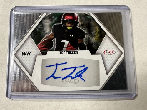 Tre Tucker RC 2023 SAGE HIT Autographs #ATT | eBay