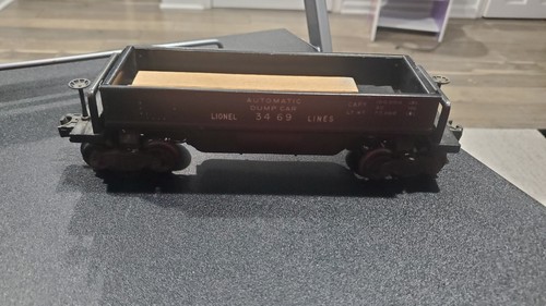 ORIGINAL LIONEL 3469 AUTOMATIC DUMPING ORE CAR ~POSTWAR~VERY CLEAN | eBay