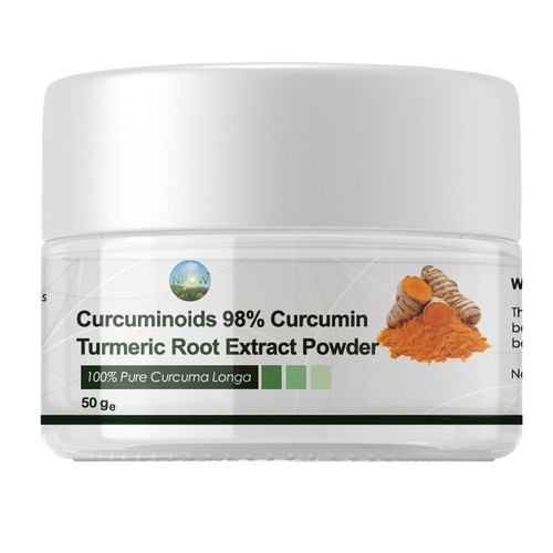 Curcuminoids 98% Curcumin Turmeric Root Extract Powder 100% Pure ...