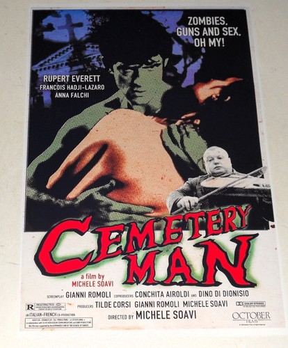 Cemetary Man Michele Soavi 1994 Cult Film Poster 19"x13" | eBay