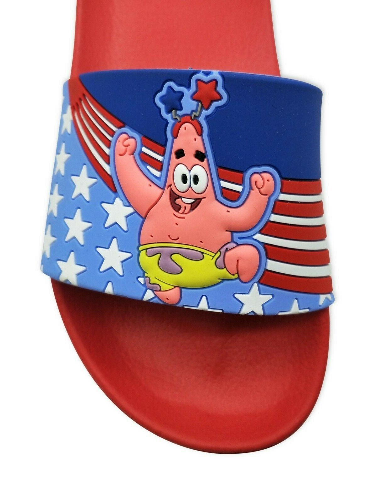 SpongeBob Slides or Sandals Size 3/4 Americana | eBay