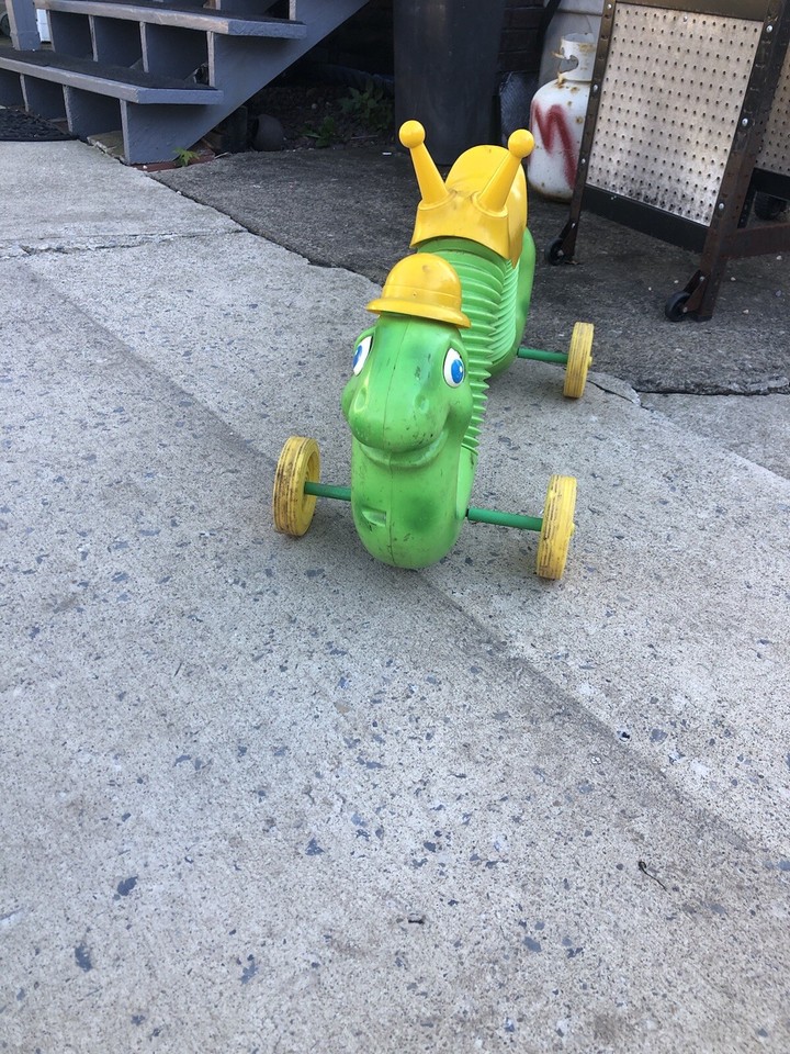 Vintage 1970s Hasbro Inch Worm Inchworm Ride On Toy | eBay