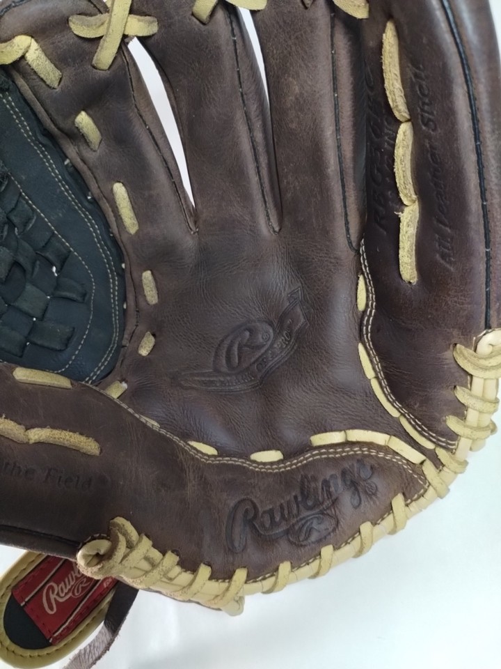 Rawlings RBG36BC 12.5” Baseball Glove All Leather Shell Basket Web - RH ...