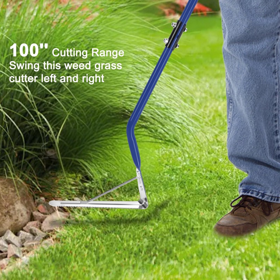 Blade Grass Cutter & Weed Sling Blade for Tall Grass and Overgrown ...