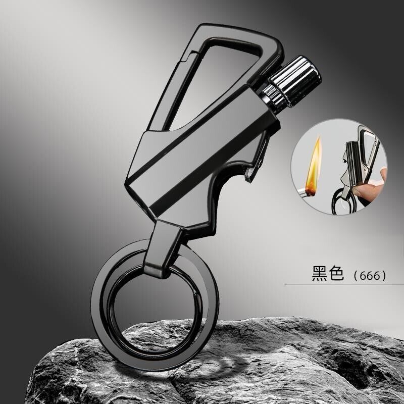 Permanent Match Infinity Lighter with Multitool Keychain Bottle Opener ...