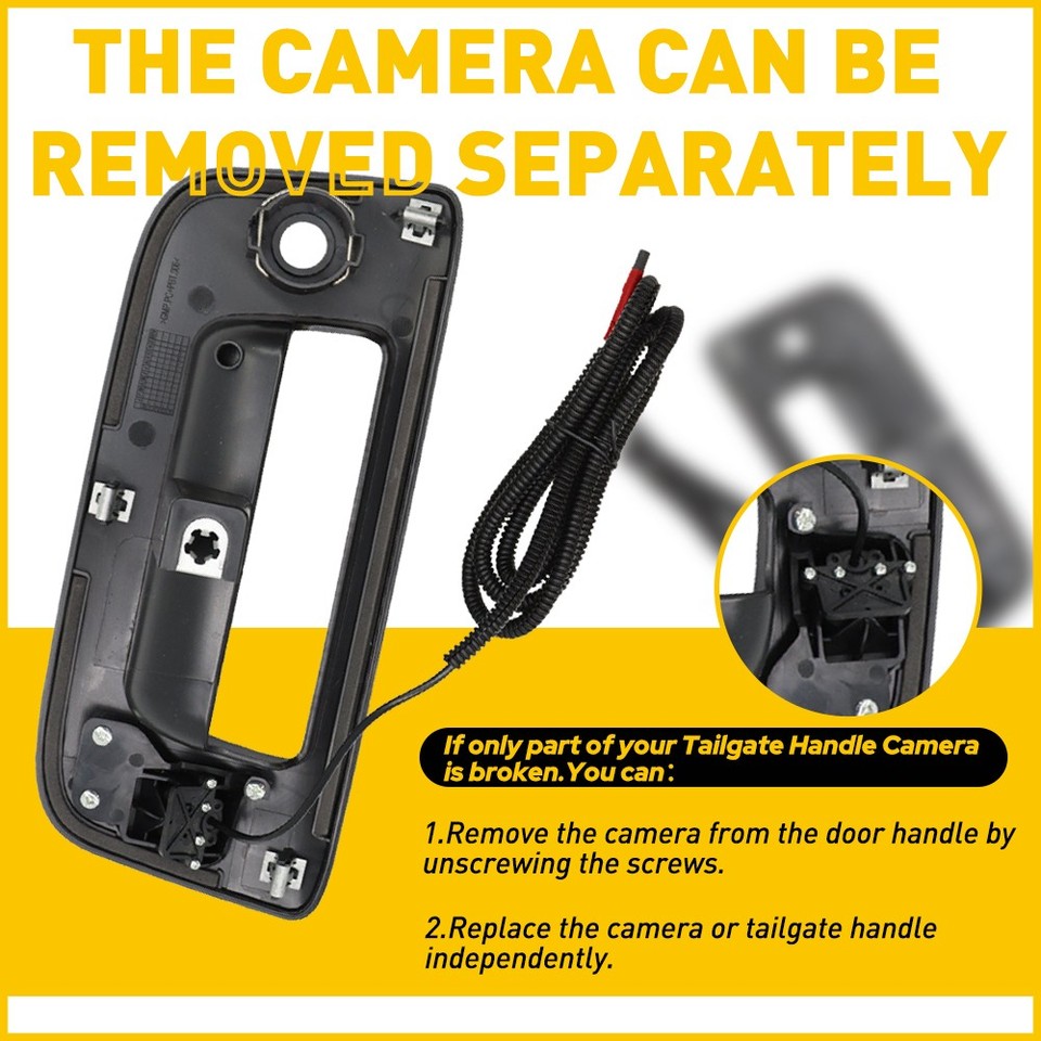 Tailgate with Handle View Camera Rear Fit Backup 2008-2013 1500 GMC ...