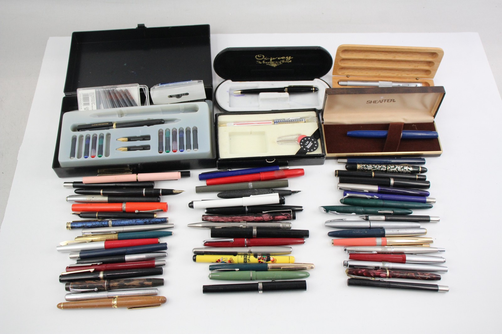 Writing Instruments Assorted Inc Fountain Pens Ballpoint Biro ...