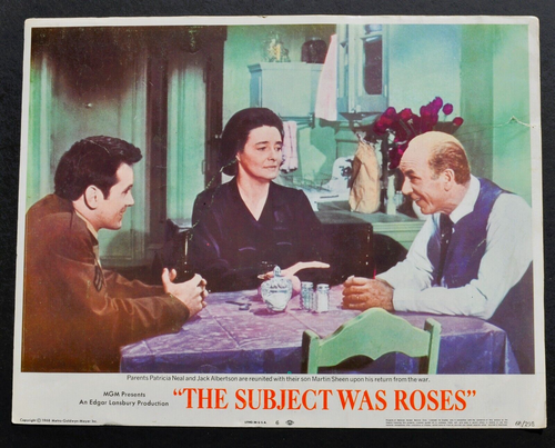 Original Lobby Card Subject Was Roses- Neal, Albertson, Sheen-11x14 ...