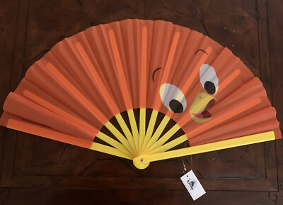 Disney Parks Orange Bird Folding Fan | eBay