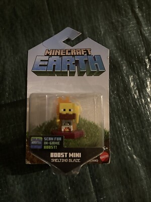 Mattel - Minecraft Earth Boost Mini Figure Pack - SMELTING BLAZE (In ...