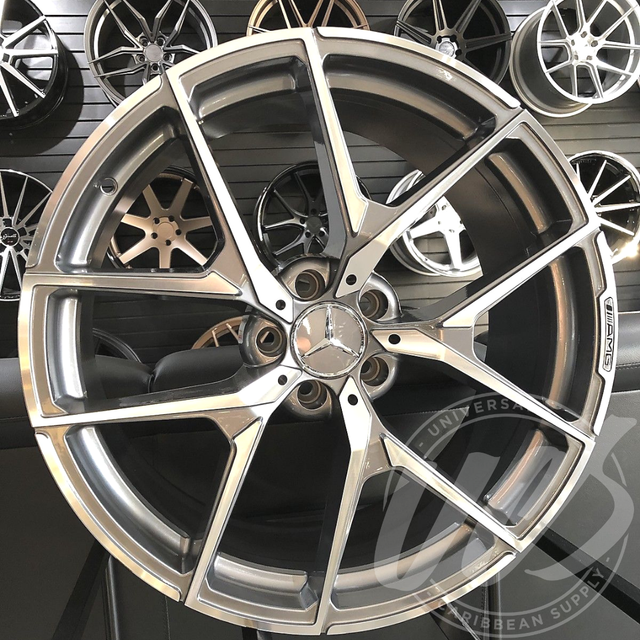MERCEDES BENZ 19 X 8.5 AMG Y SPOKE AMG STYLE WHEELS RIMS ONE WHEEL RIM ...