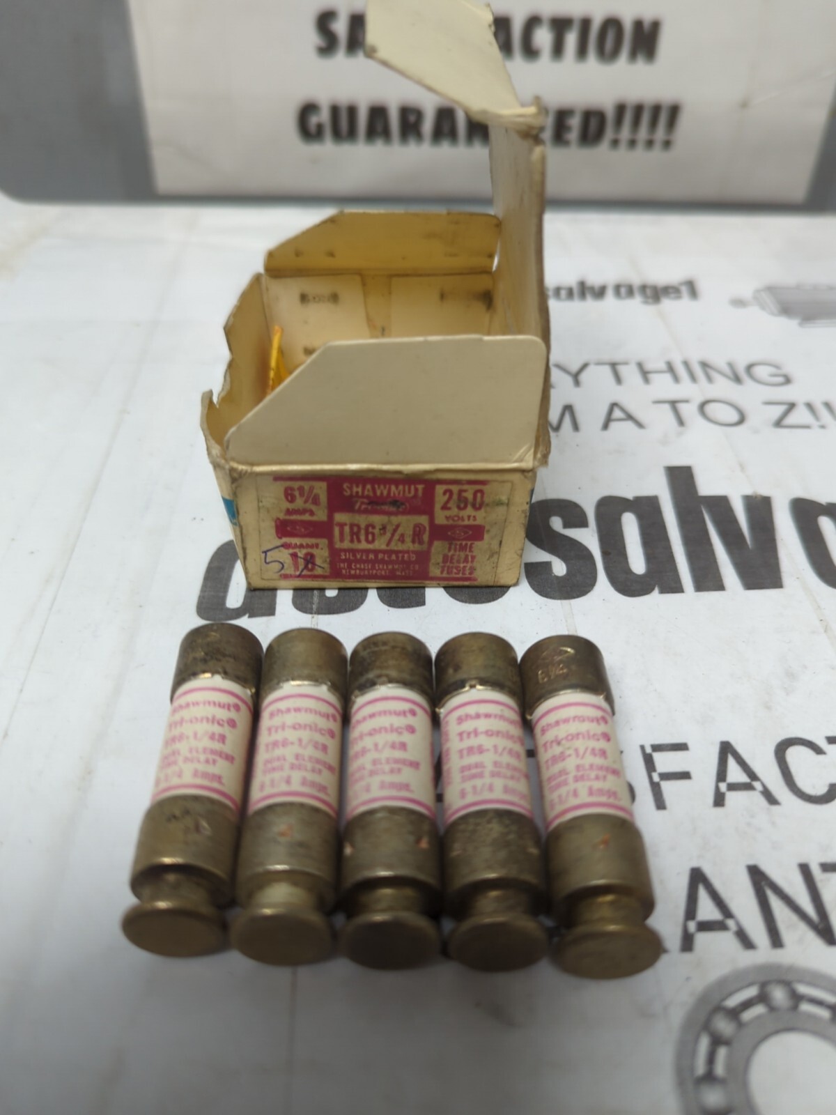 GOULD SHAWMUT,TR6-1/4,TRI ONIC 6-1/4 AMP FUSES BOX OF 5 NOS | eBay