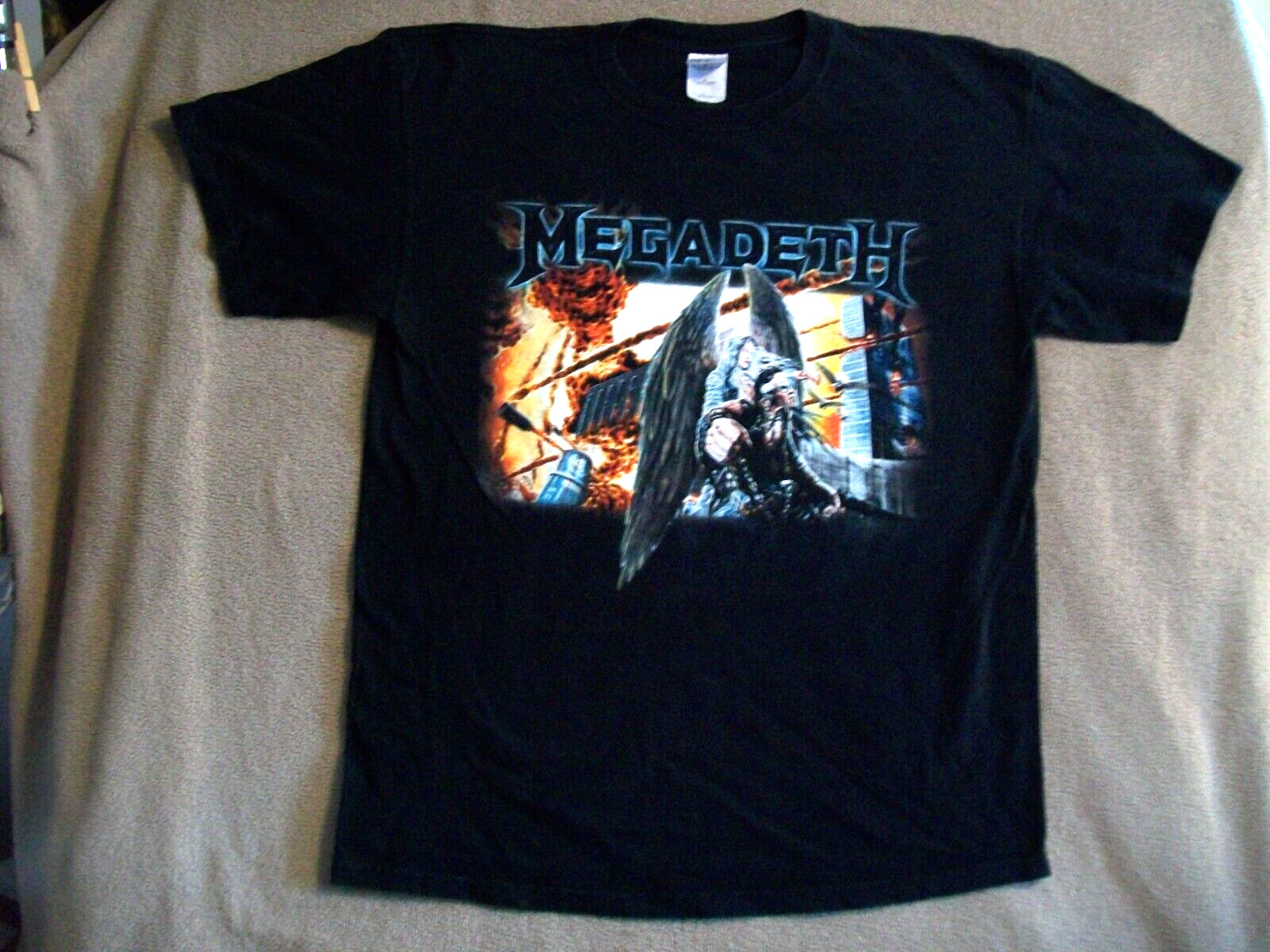 2007 MEGADETH WORLD TOUR LARGE T SHIRT SUPER COOL - Gem